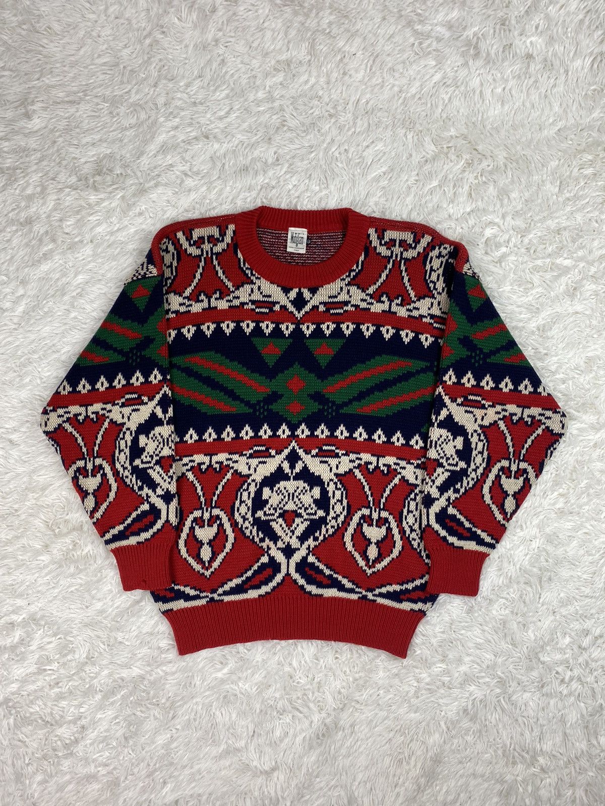 Coogi × Vintage RARE💥VINTAGE WOOL MODIGLIANI COOGI DESIGN KNITWEAR 90’s ...