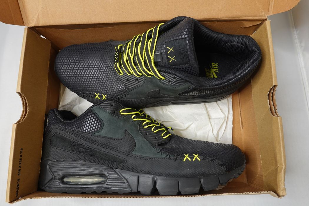 Nike Nike Air Max 90 Kaws Black Volt | Grailed