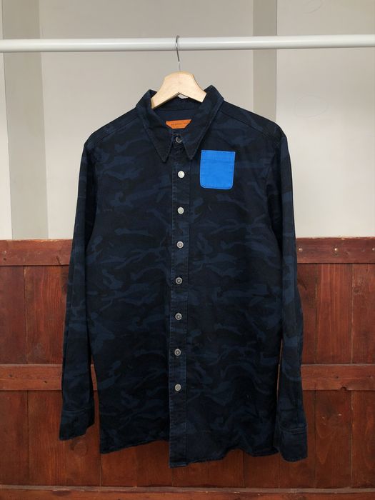 Raf Simons Raf Simons X Sterling Ruby FW 2014 Camo Button Up shirt ...