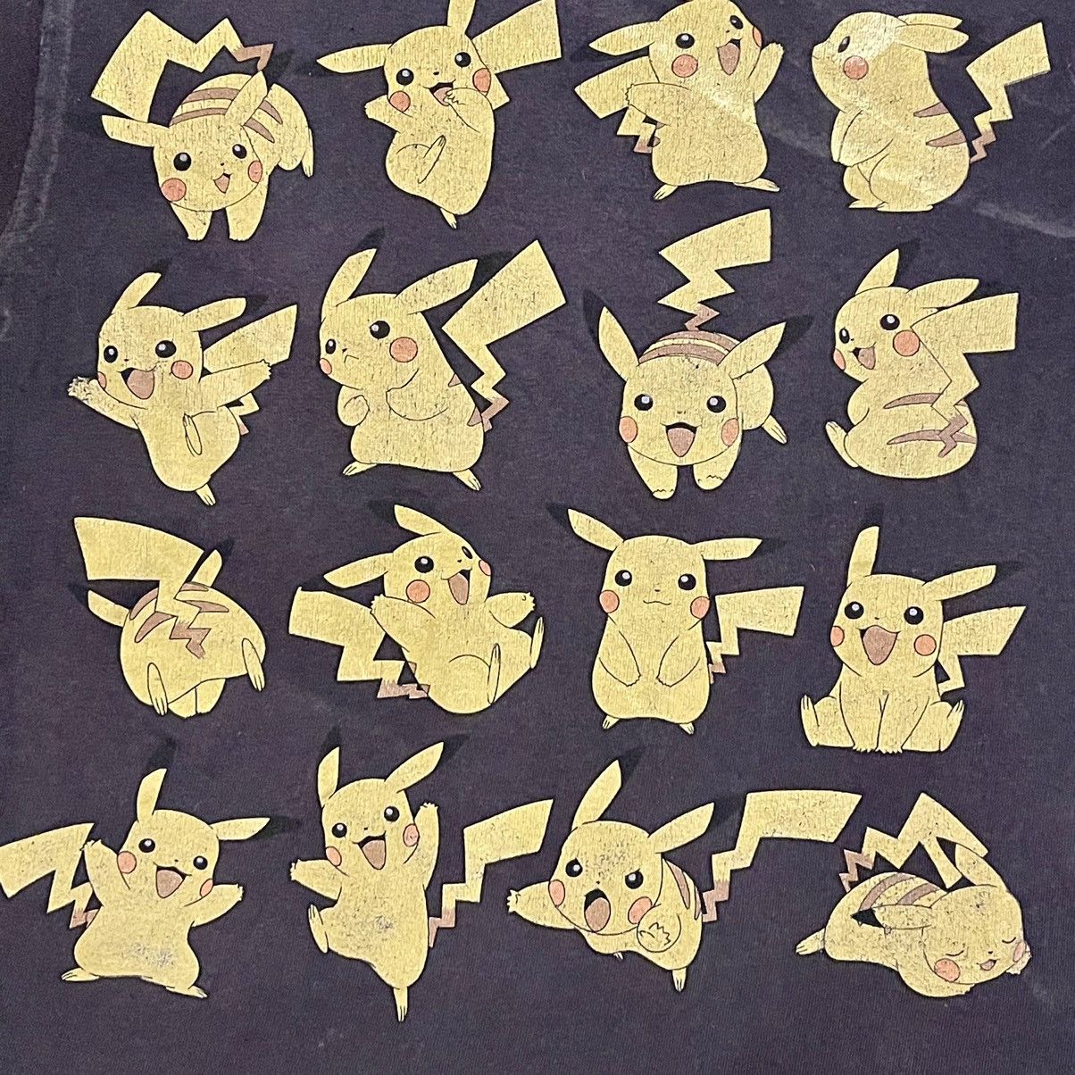 Vintage Y2K VINTAGE BLACK FADE POKÉMON PIKACHU TEE! | Grailed