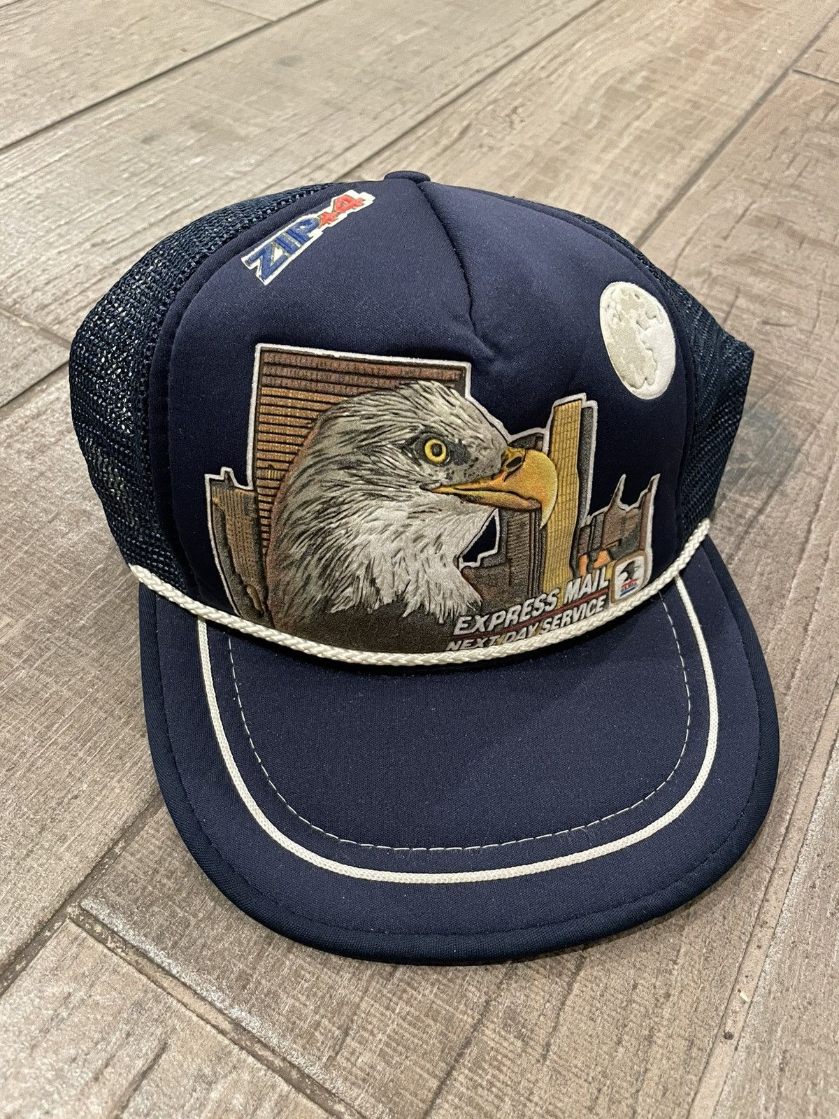 Vintage Vintage 80’s USPS Express Mail Eagle Trucker Hat | Grailed