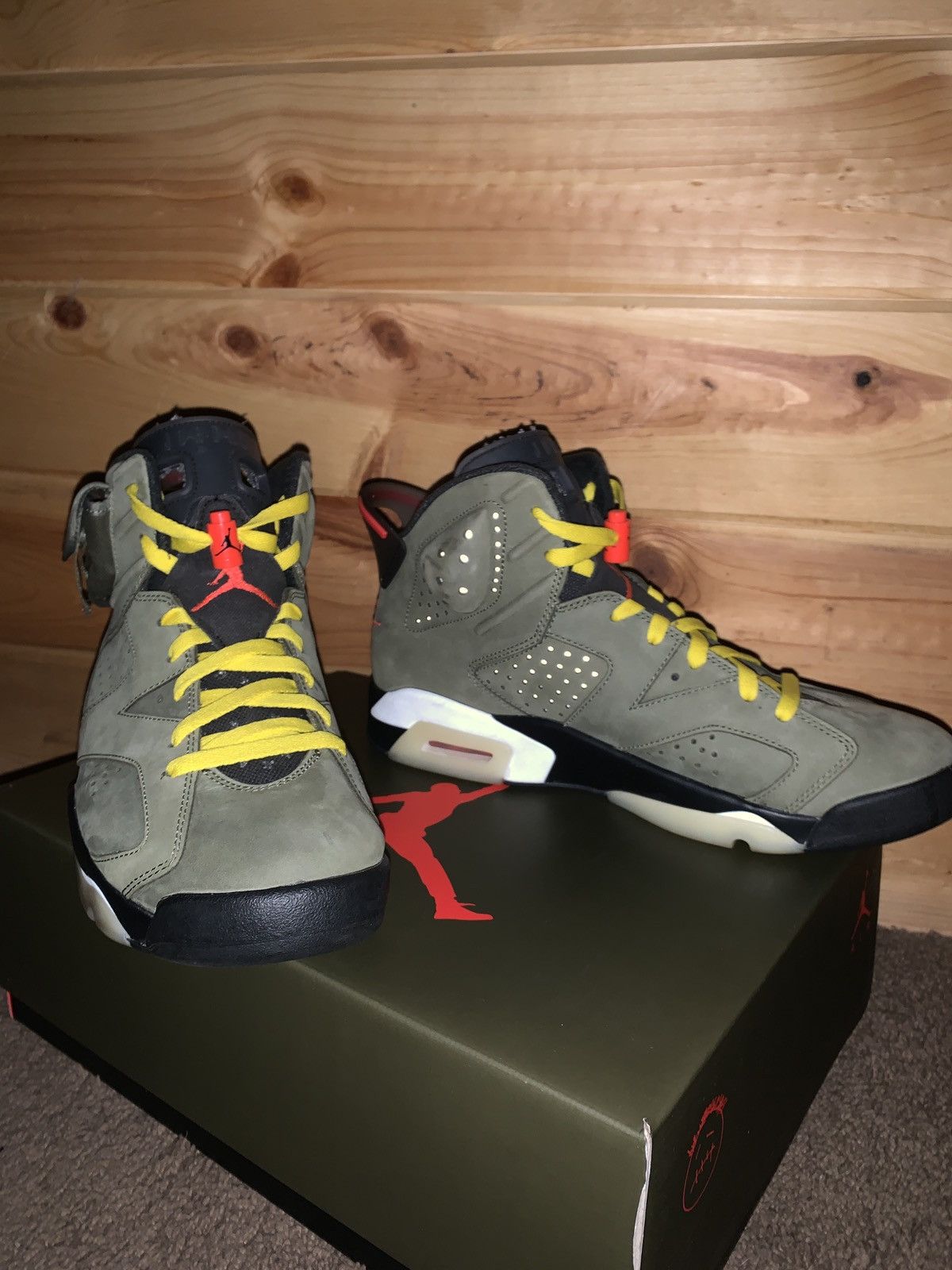 Travis Scott Travis Scott x Air Jordan 6 Retro Olive 2019 | Grailed