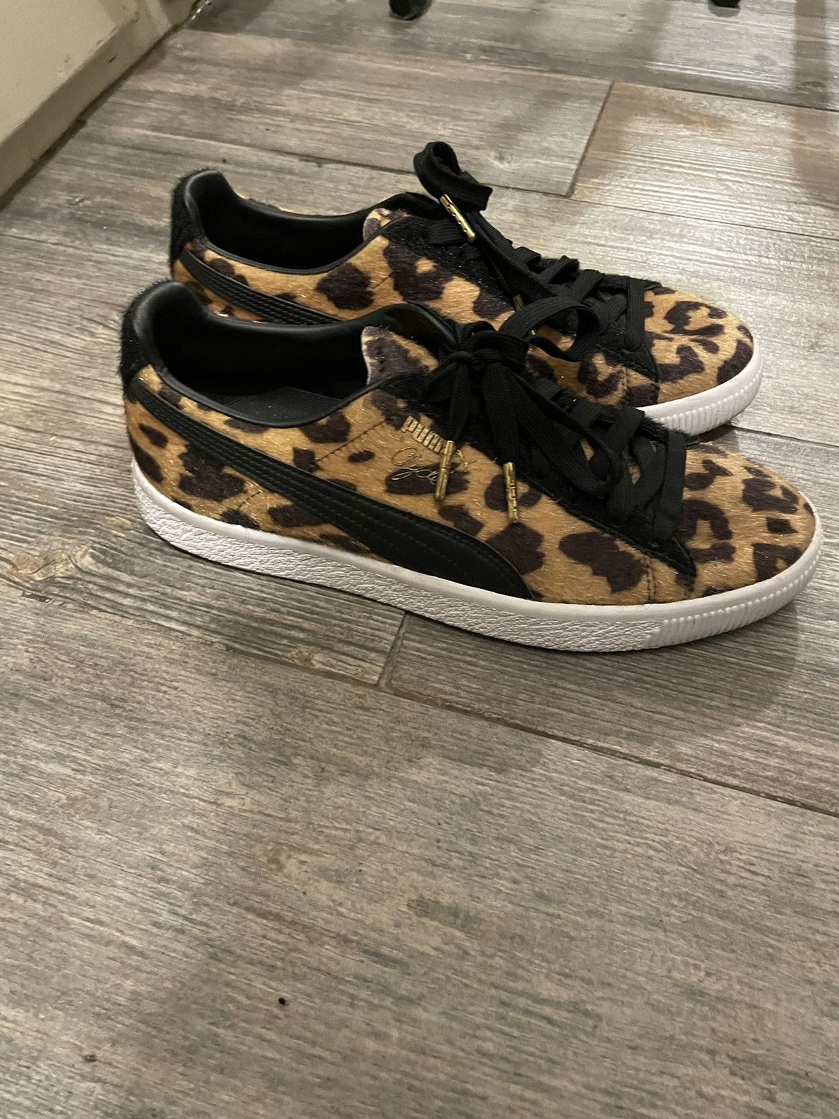 Puma Puma clyde animal print “cheetah” | Grailed