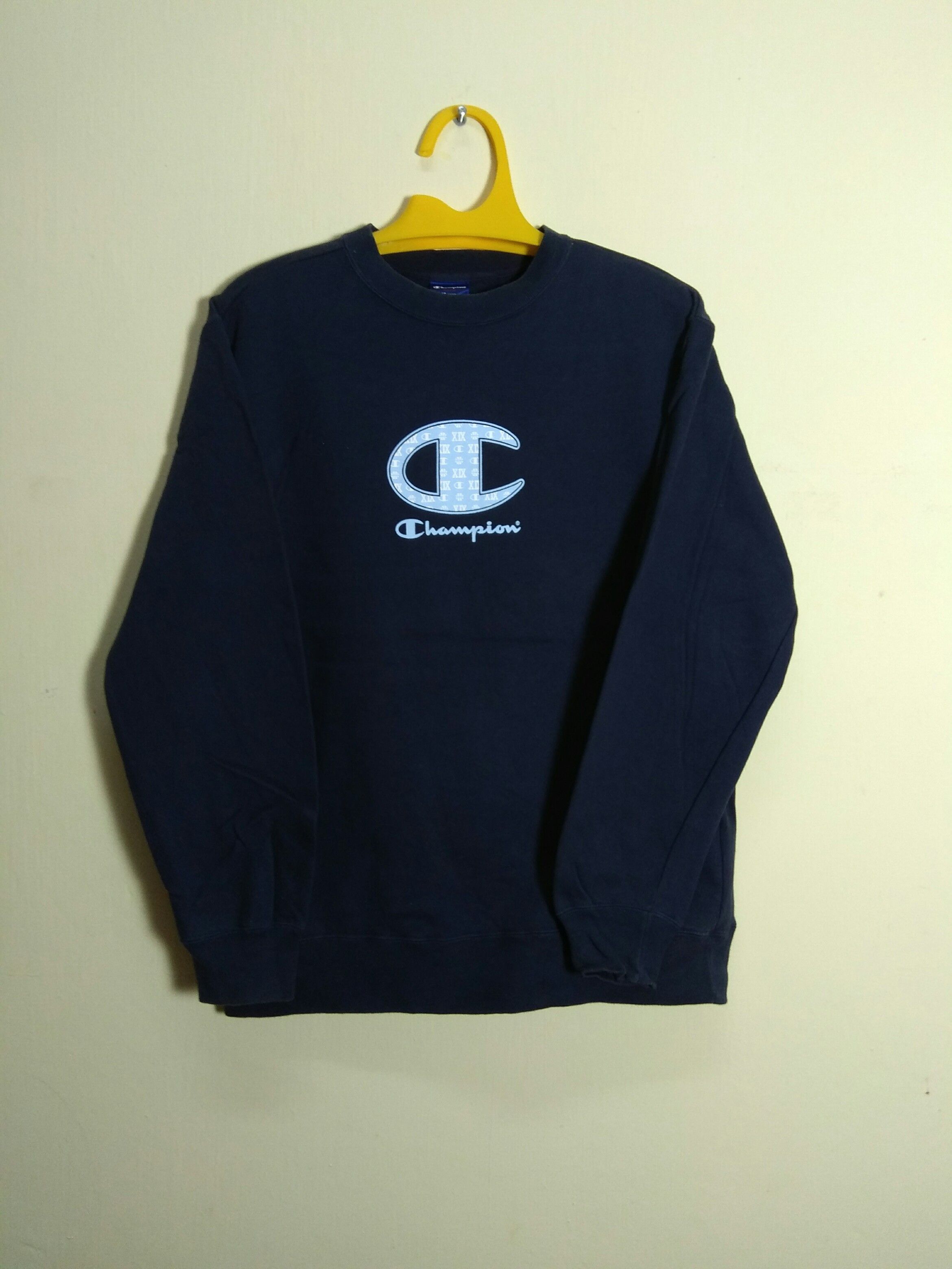 Champion Monogram Logo Champion Sweatshirt | Grailed