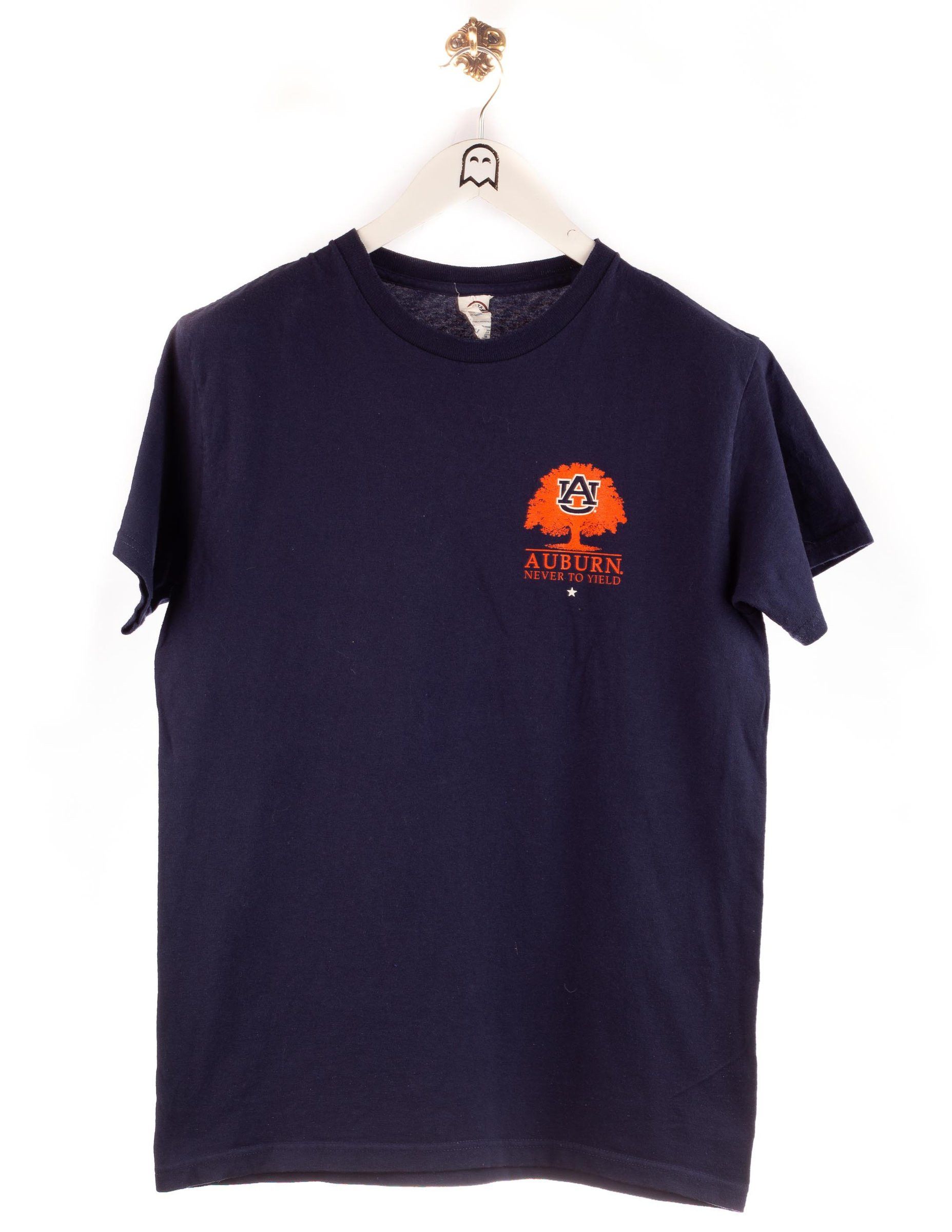 Rare Vintage Delta Pro Weight T-Shirt Auburn Yield Print Navy | Grailed