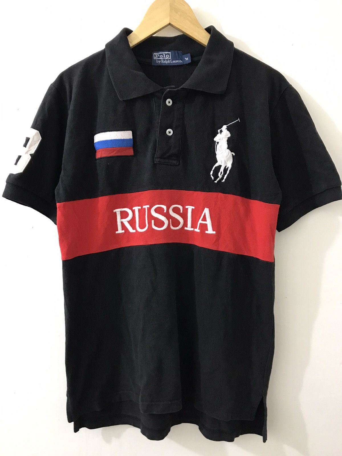 Polo Ralph Lauren × Vintage Vintage Ralph Lauren Russia Polo Shirt ...