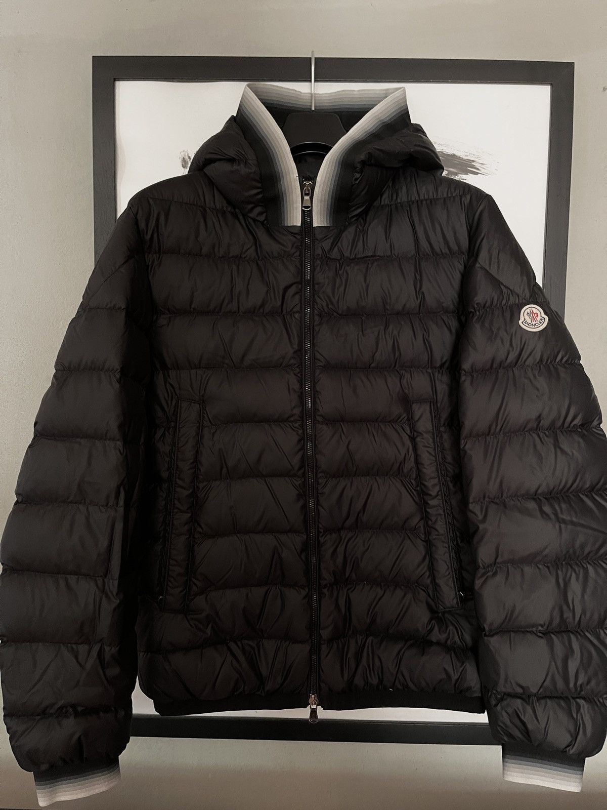 Moncler Light Moncler Jacket with Trim | Grailed