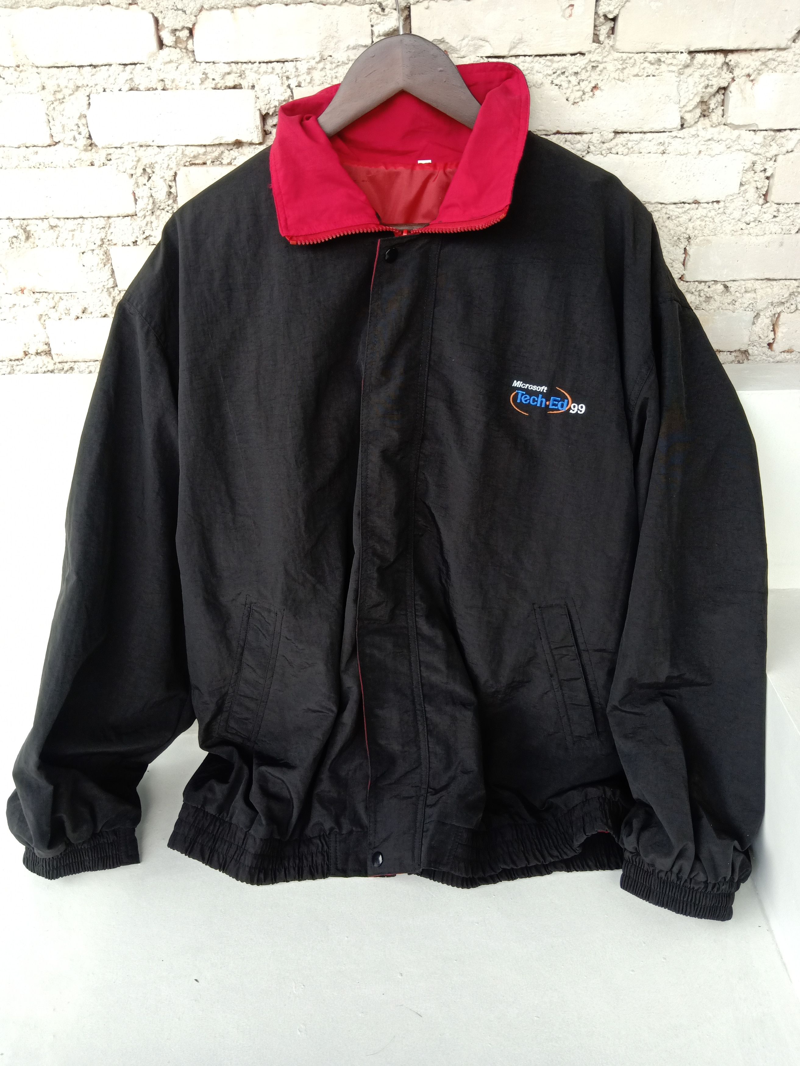 Vintage Vintage 1999 Microsoft tech-ed windbreaker bomber jacket | Grailed
