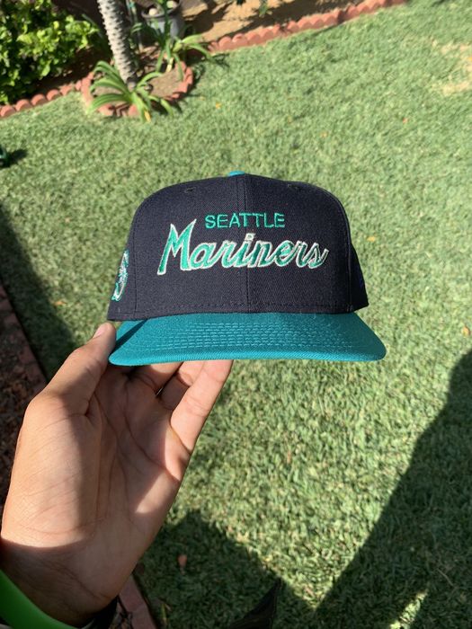 New Era Hatclub custom Seattle Mariners OG script 7 5/8 | Grailed