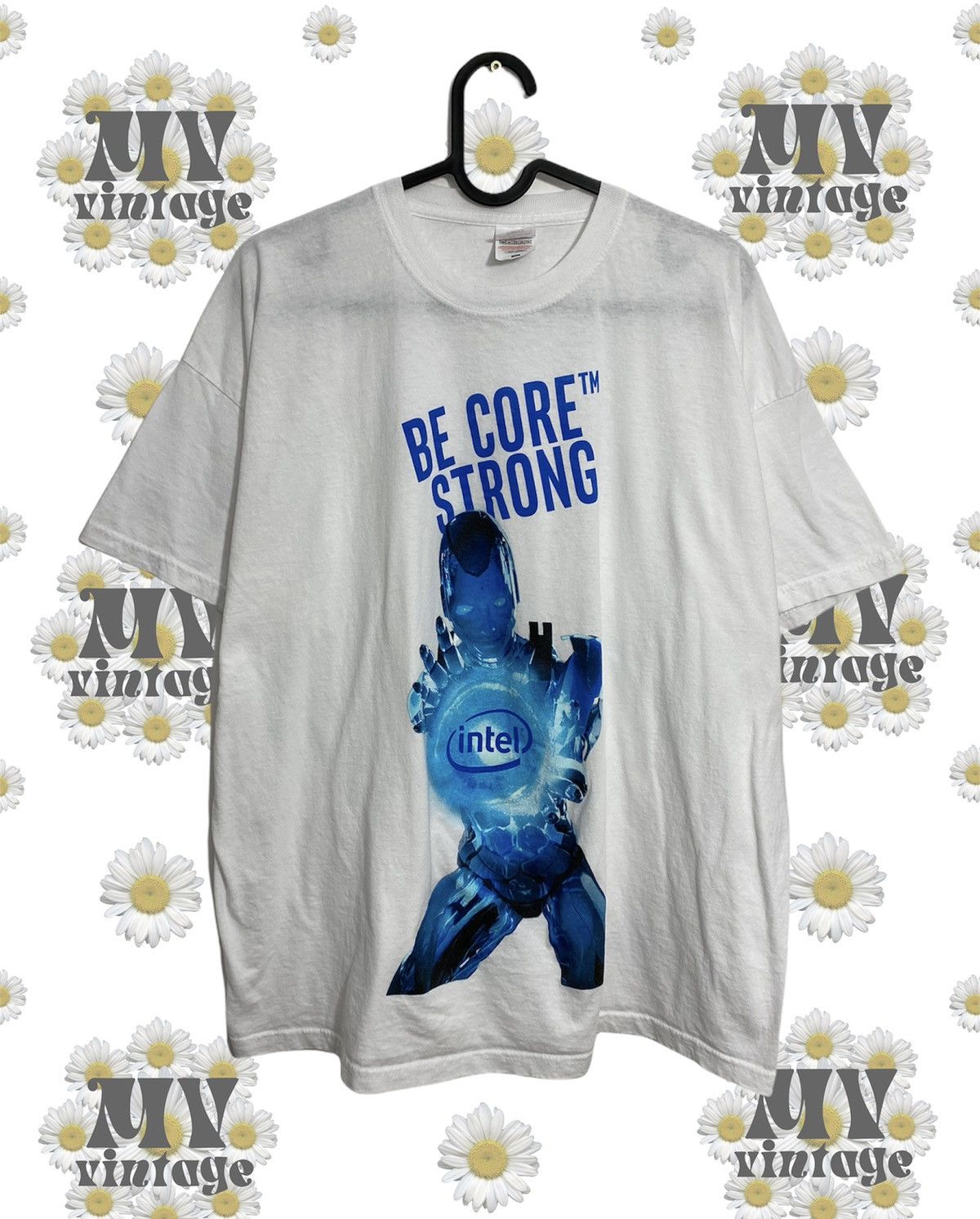 Art × Streetwear × Vintage Intel Robot 00s Vintage Computer Game Art ...