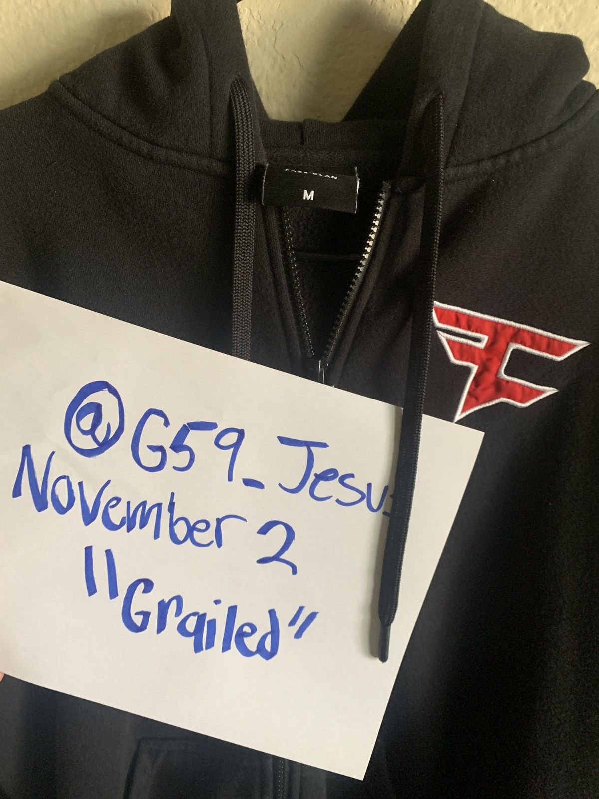 Faze Faze clan (Embroidered) zip up | Grailed