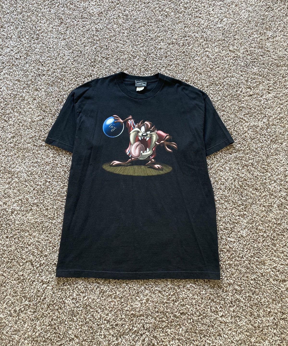 Vintage Vintage 1990s Taz Looney Tunes Bowling Shirt | Grailed