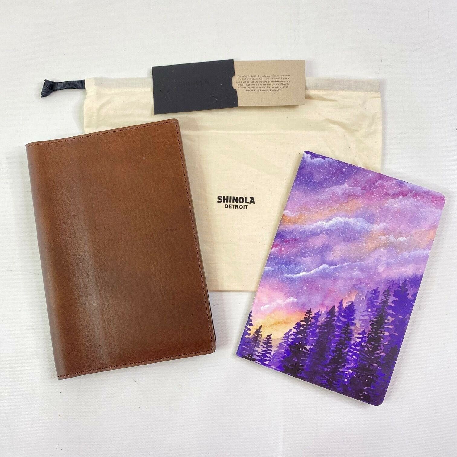 Shinola Shinola Brown Leather Journal Cover 80pg Notebook | Grailed
