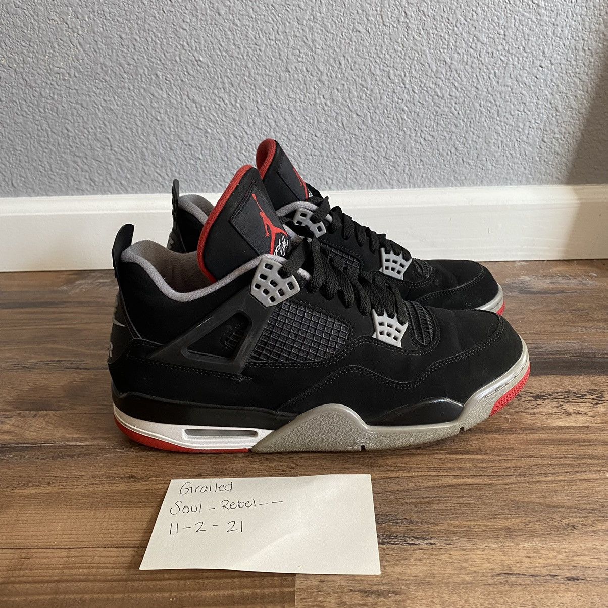 Jordan Brand Air Jordan 4 Retro OG 2019 Bred 2019 | Grailed