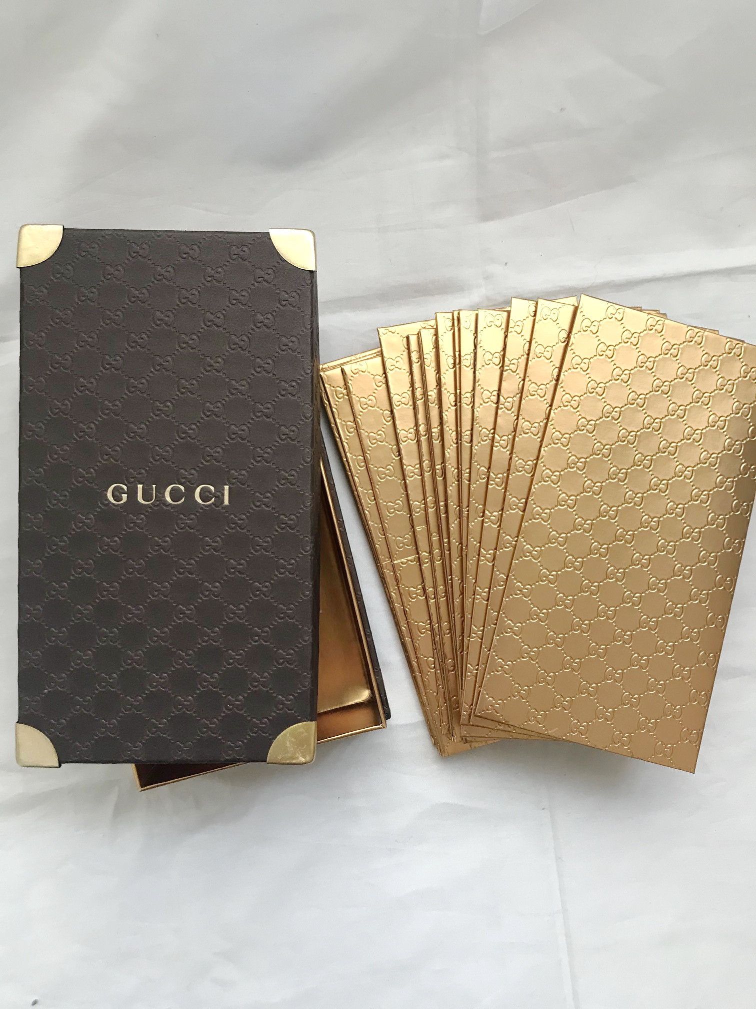 Gucci Gucci 2012 CNY monogram red packet in mini trunk box | Grailed