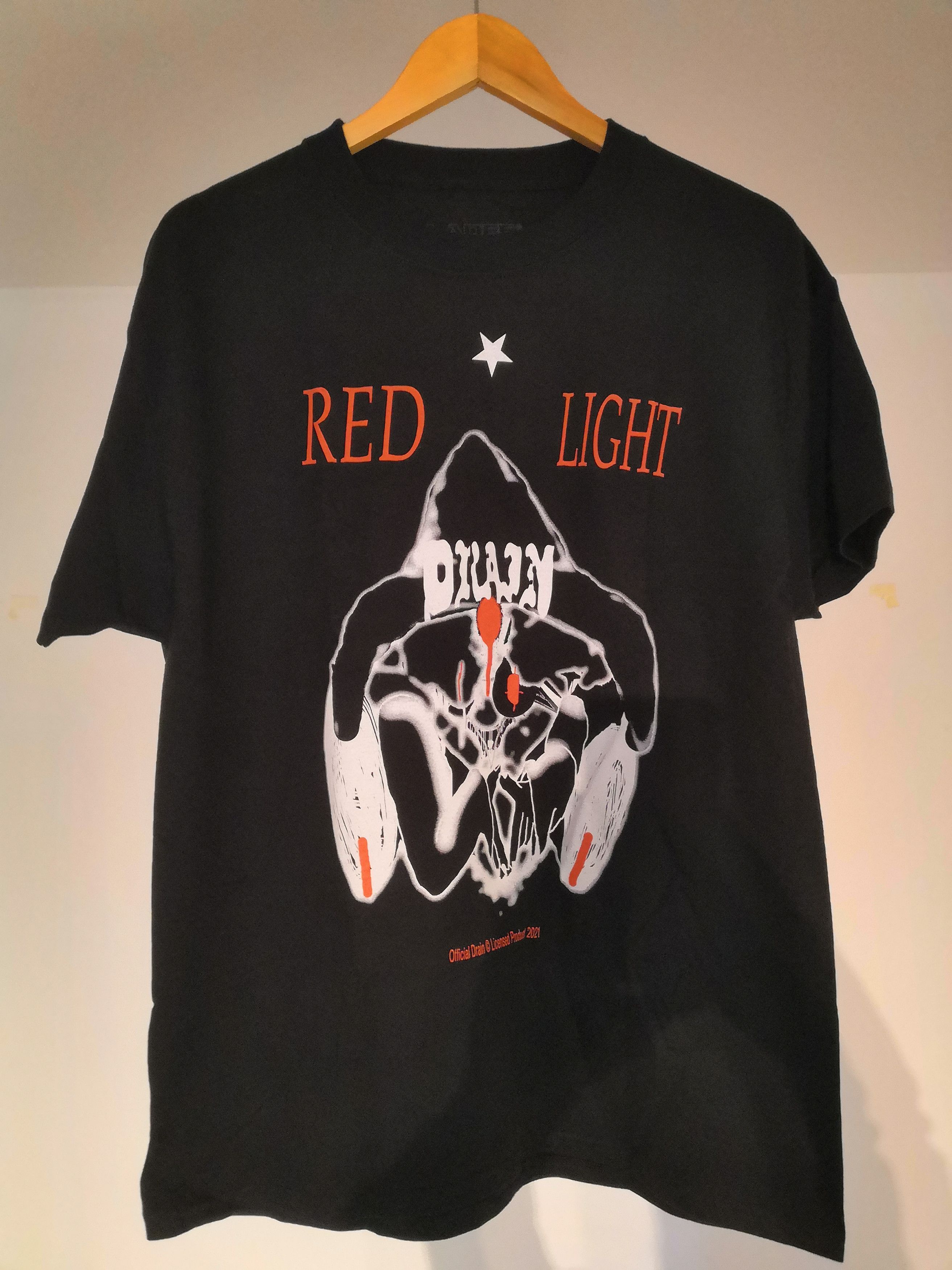 Drain Gang Bladee Red Light t-shirt L | Grailed