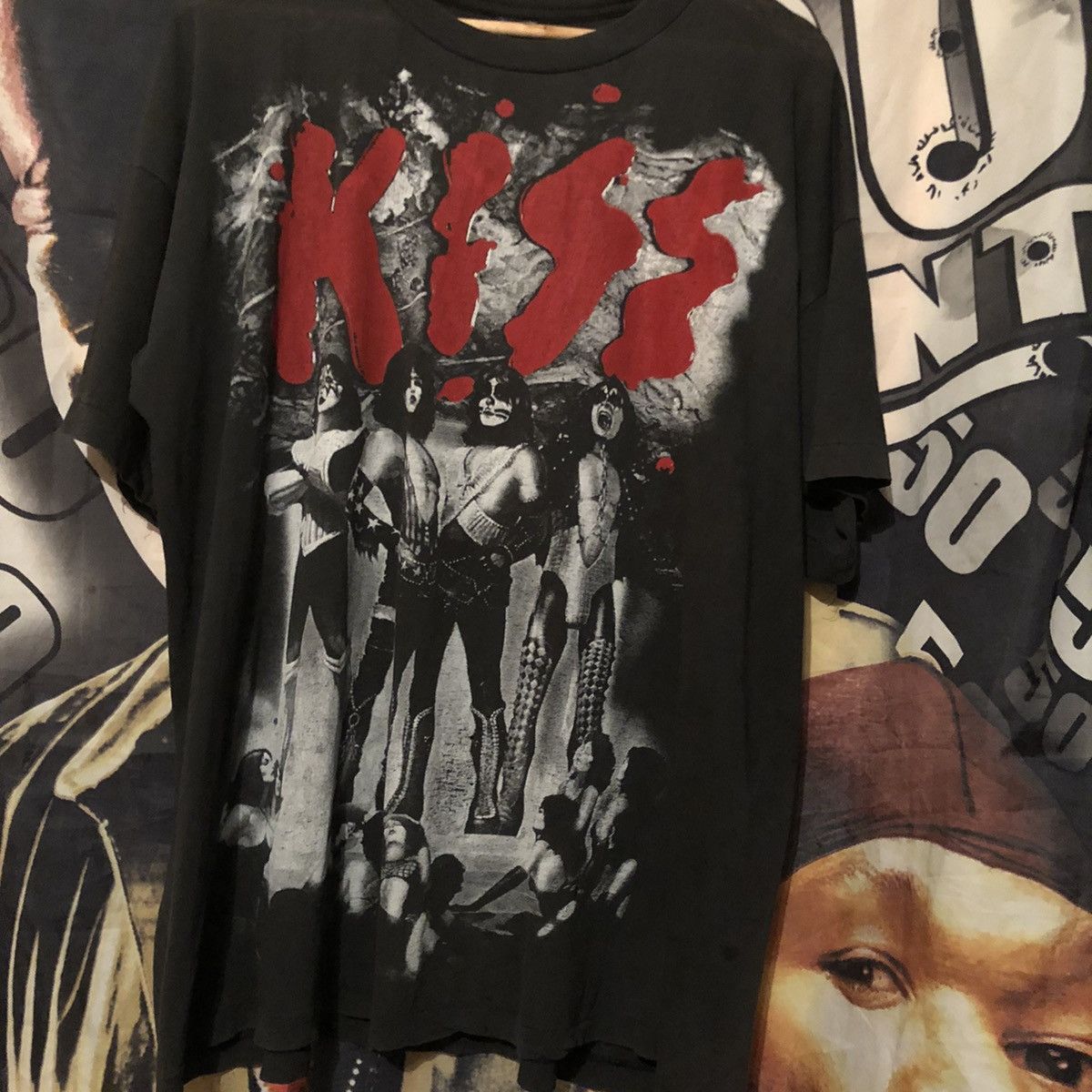 Band Tees × Kiss × Rock Tees Kiss 90s very rare Singlestitch | Grailed