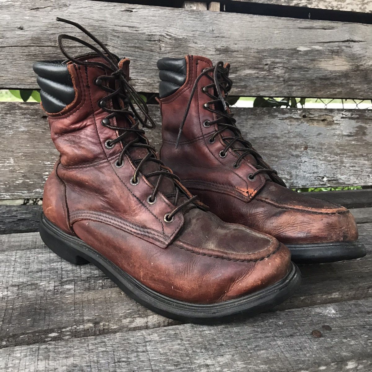 Red Wing Vintage Red Wing 402 Leather Boots | Grailed