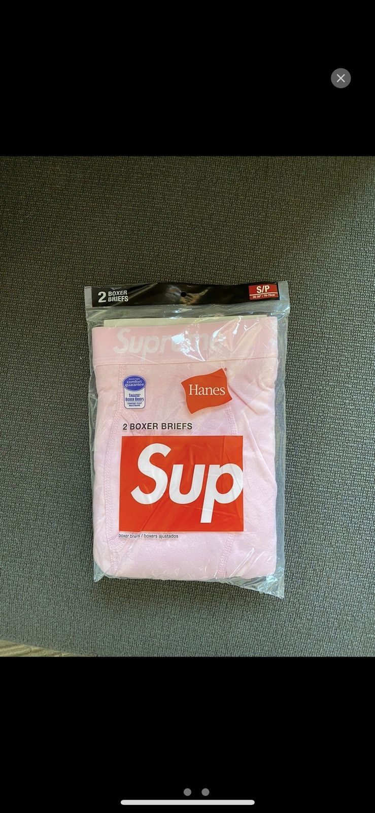 Supreme Supreme x Hanes Pink Boxers (S) | Grailed