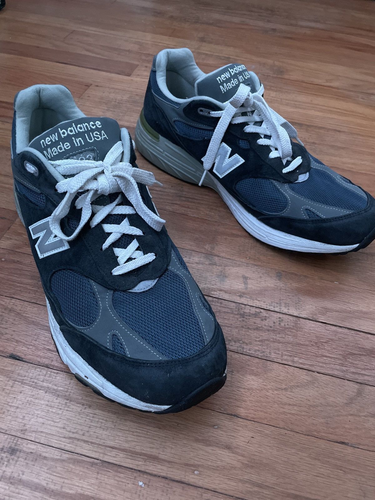 New Balance New Balance 993 Low Navy White Made In The USA | Grailed