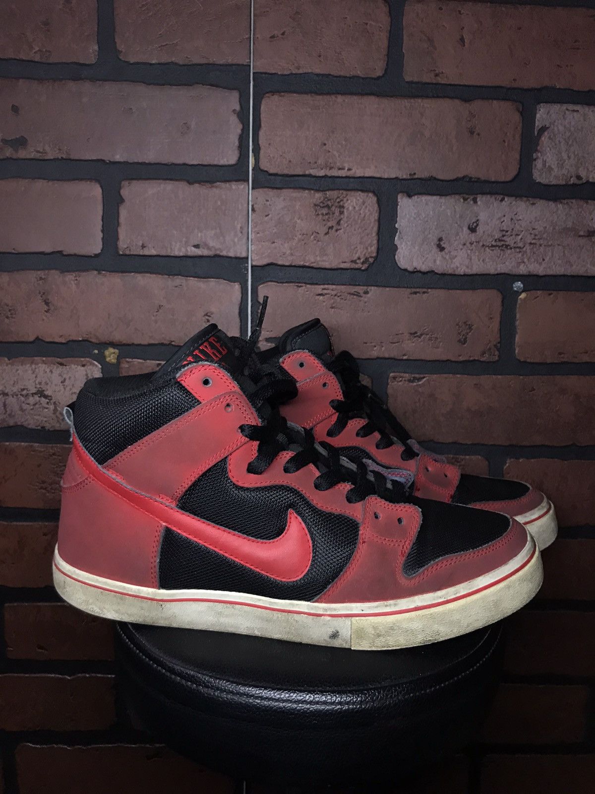 Nike Nike SB Dunk High LR University Red & Black | Grailed