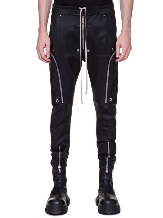 Rick Owens SS20 Leather Bauhaus Joggers | Grailed