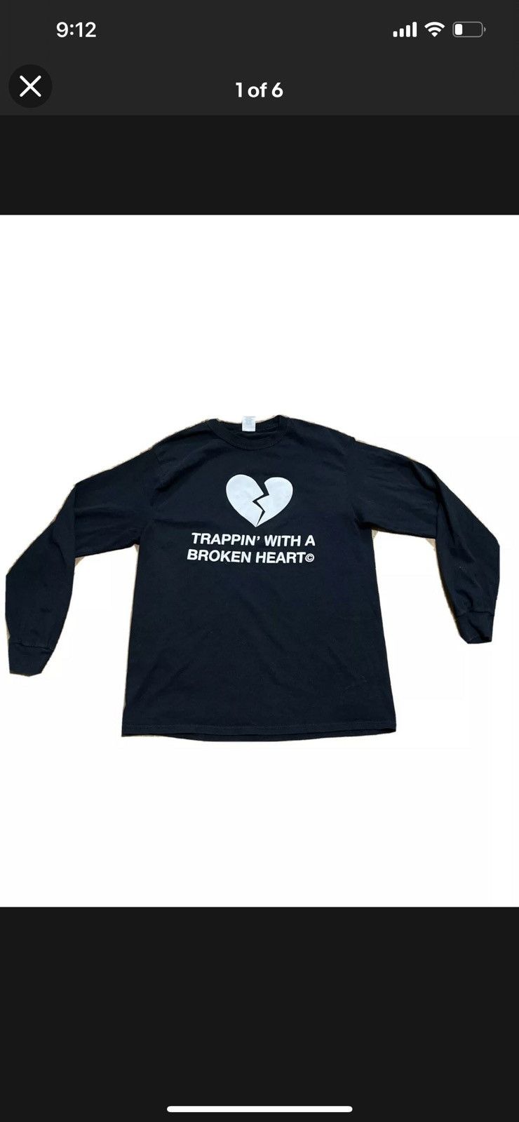 Kyc Vintage Kyc Vintage Trappin With A Broken Heart Longsleeve M Shirt Grailed