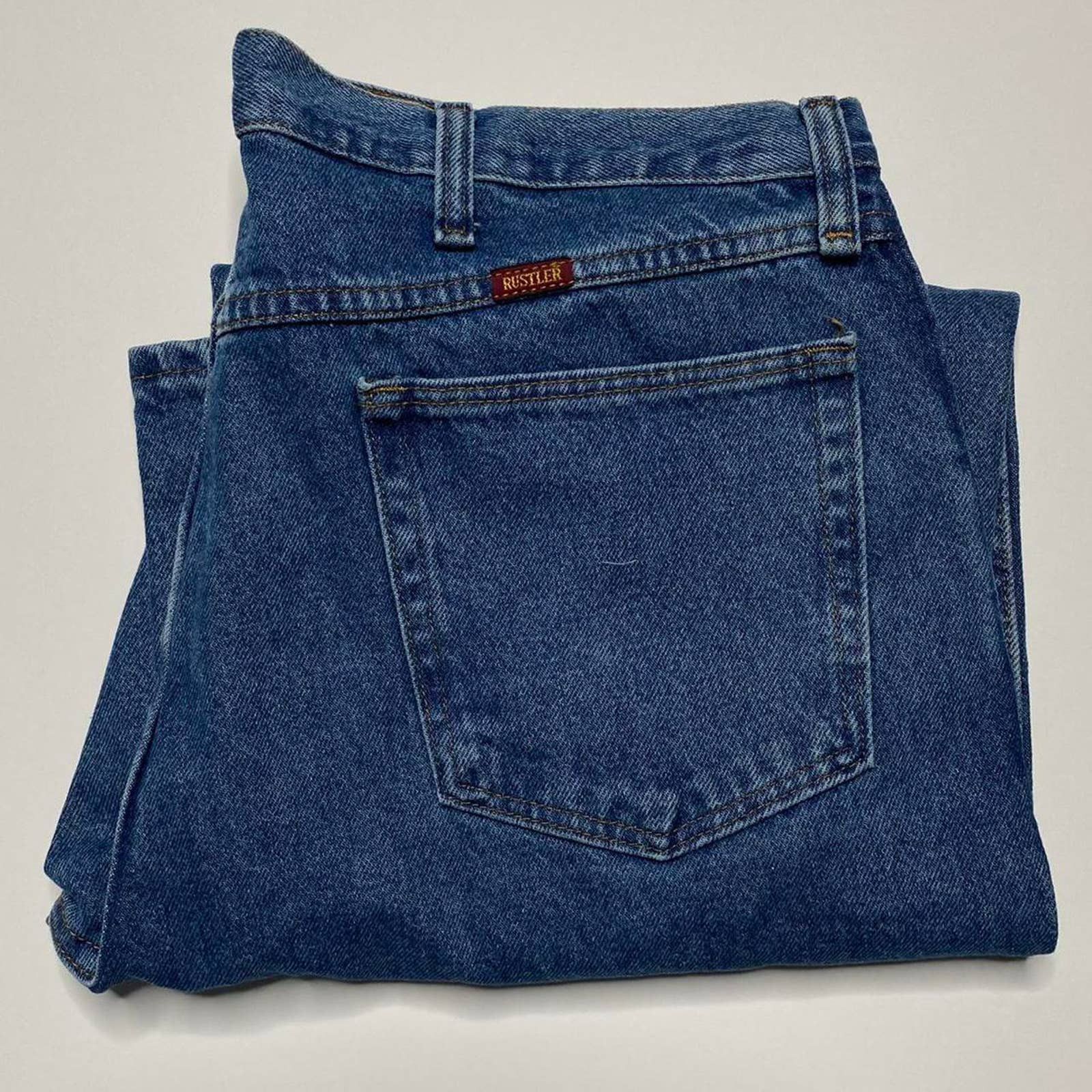 Streetwear × Workers Rustler Work Jeans Classic Wash Straight Fit | Grailed