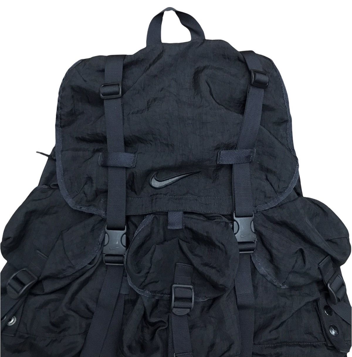 Nike × Nike ACG × Vintage Nike Vintage 90s Black Nylon Parachute ...