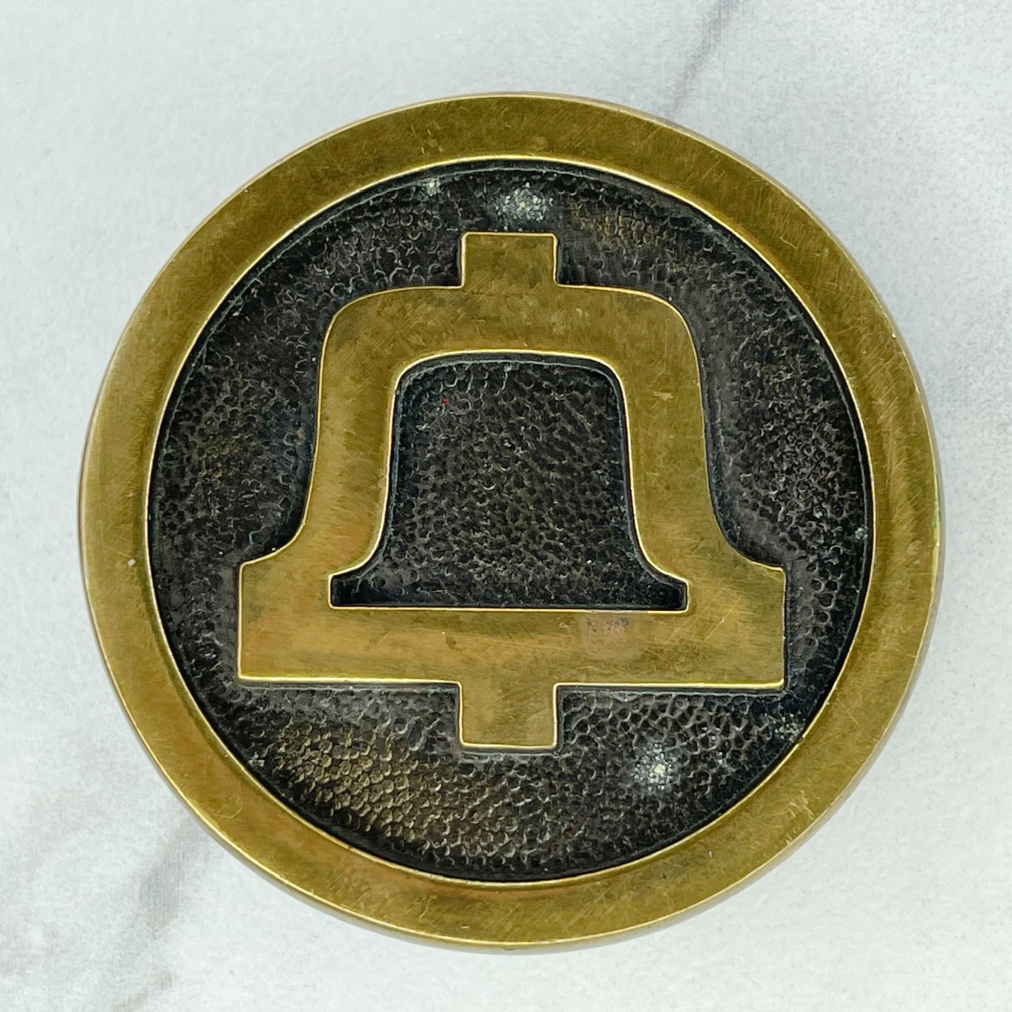 Vintage BTS Vintage 1978 Bell System Solid Brass Belt Buckle | Grailed