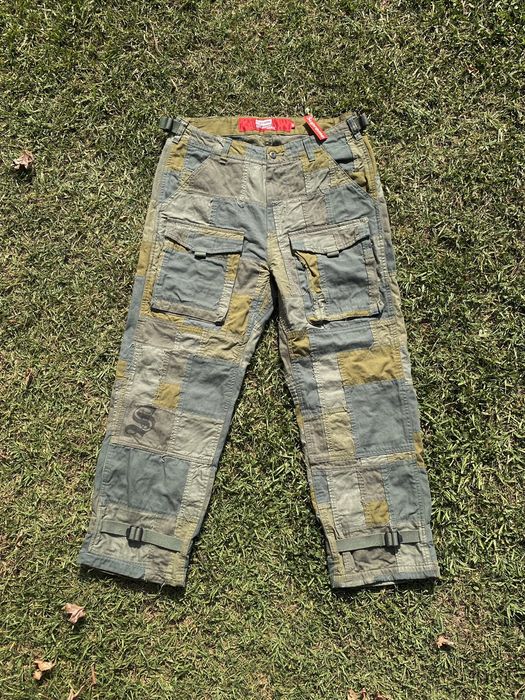 Supreme Supreme 32 Junya Watanabe CDG Man Patchwork Cargo Pant Olive | Grailed