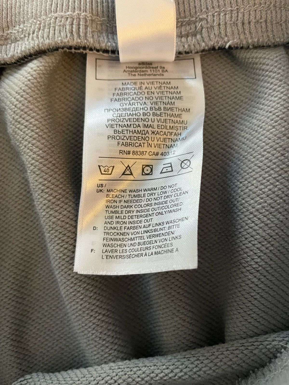 Adidas Grey Men's Sport French Terry Pants | Grailed