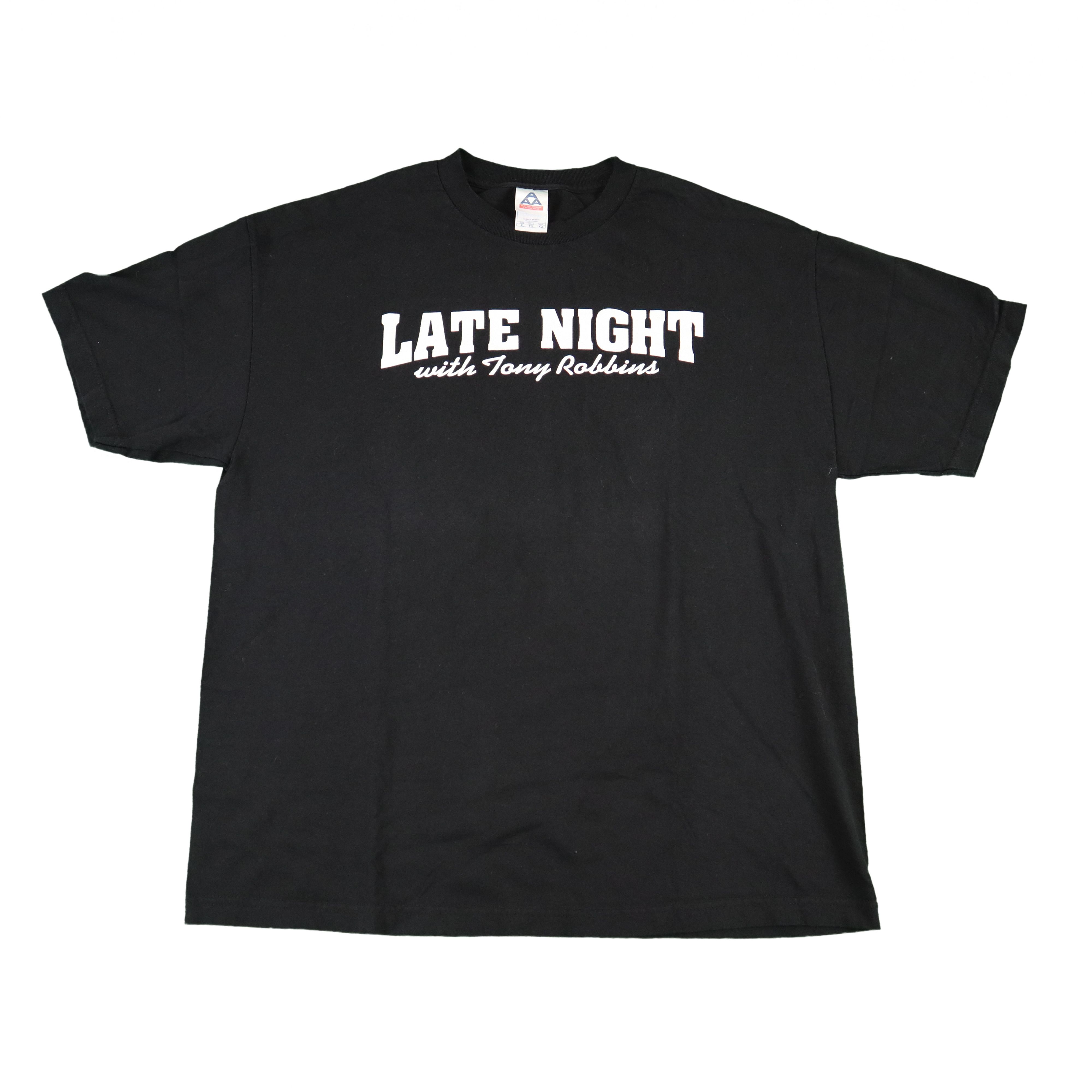 Aaa 2000s Late Night with Tony Robbins shirt | Grailed