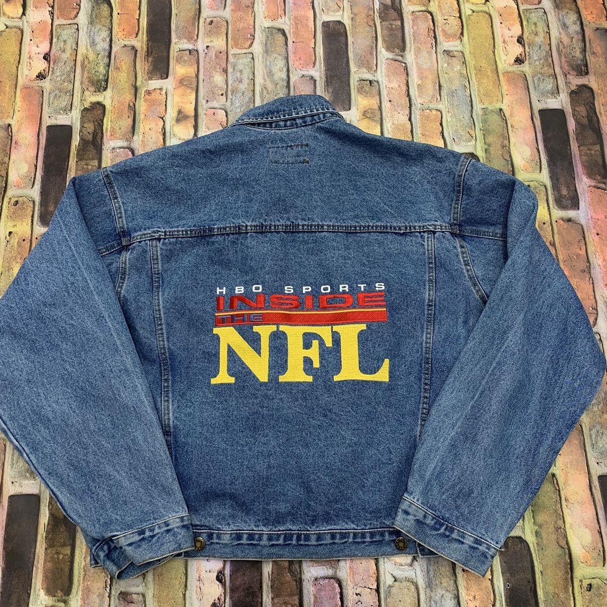 NFL × Vintage Vintage HBO Sports Inside the NFL denim jacket | Grailed