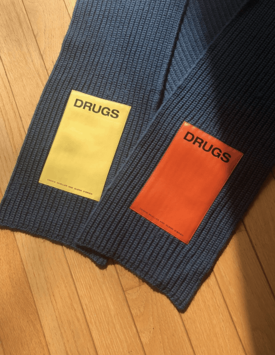 Raf Simons FW18 “Drugs” Wool Oversized Knit Sweater turtleneck | Grailed