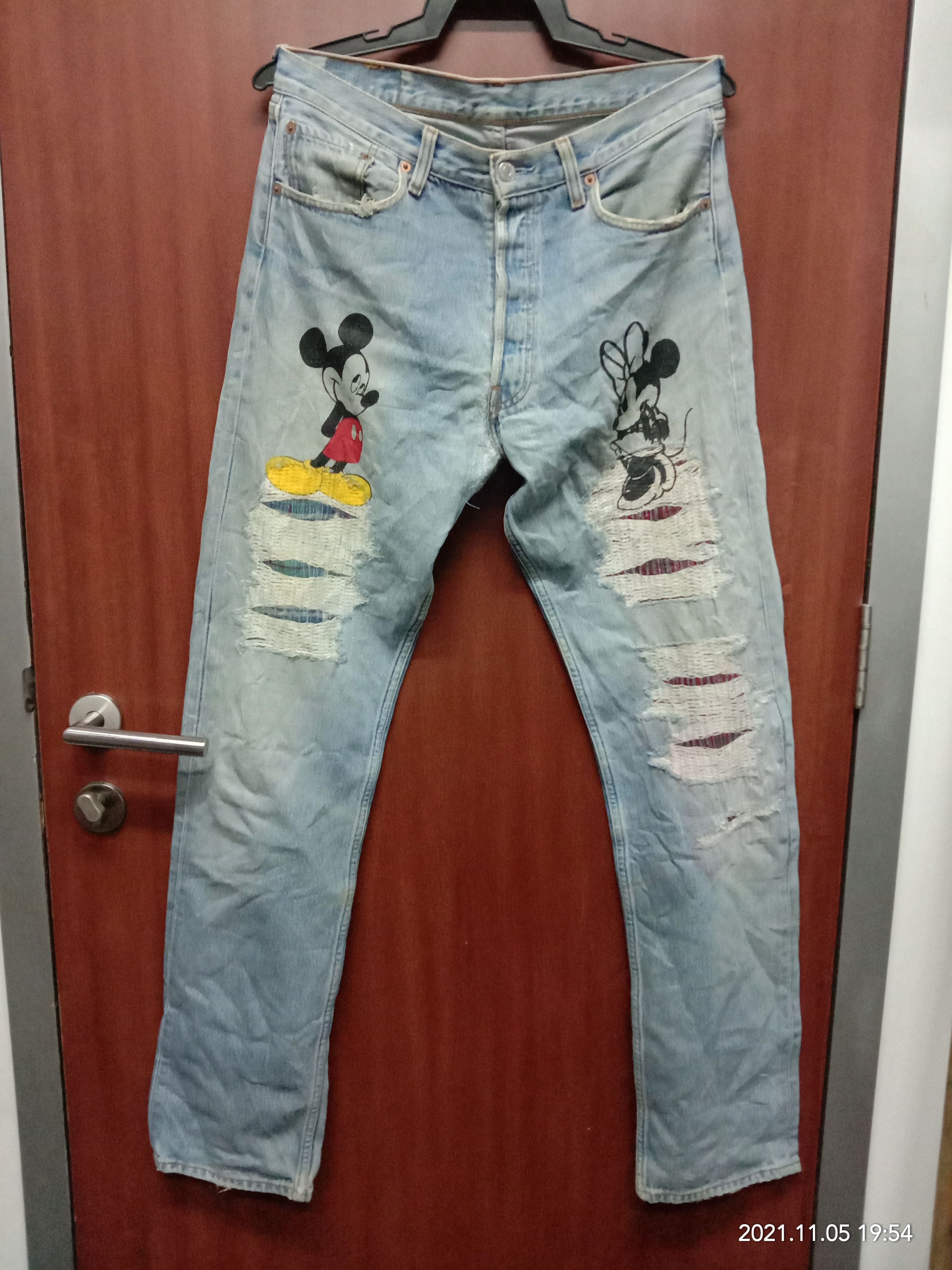 Distressed Denim × Levi's × Mickey Mouse Levi's x mickey mouse x ...