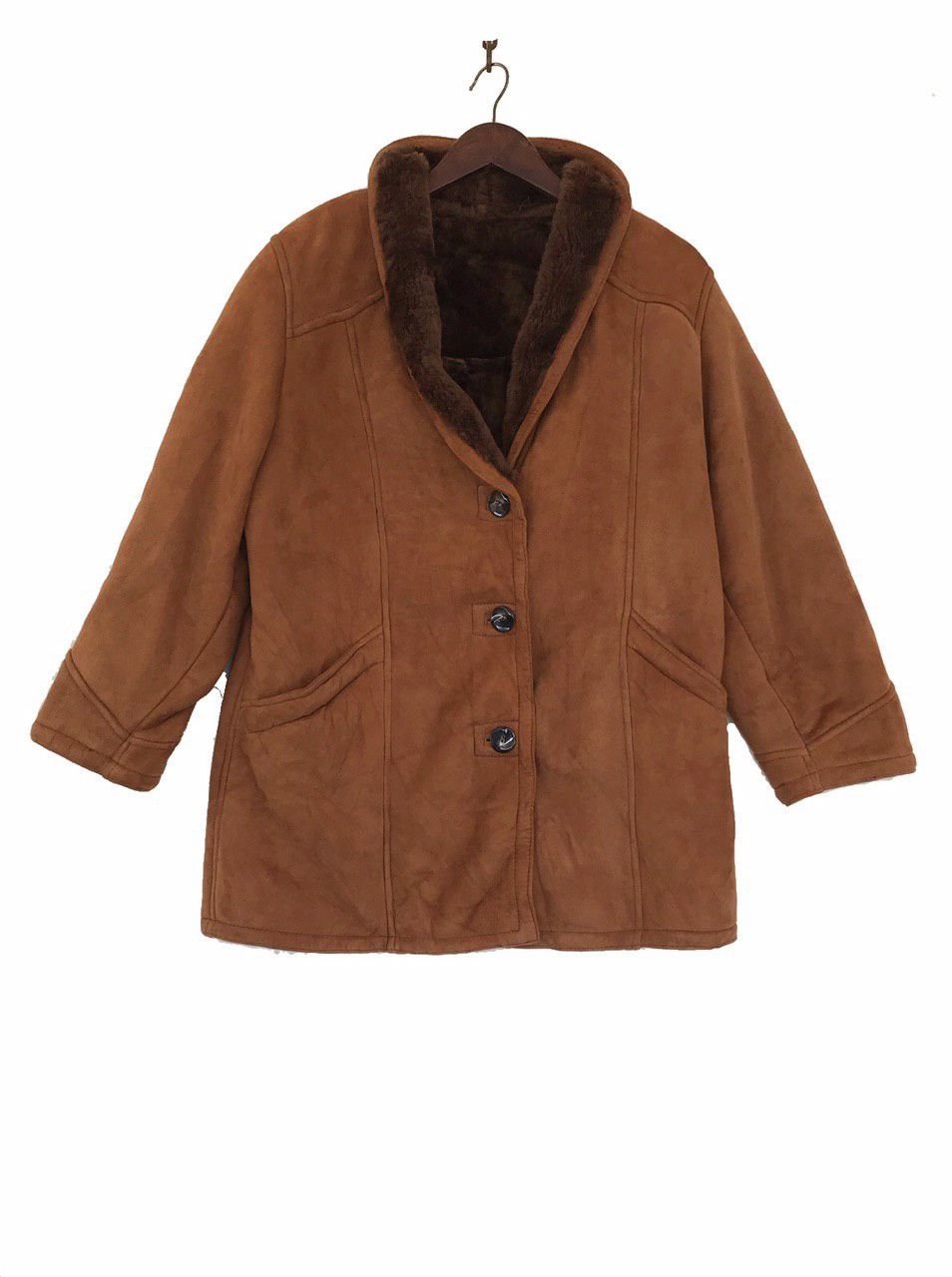 Italian Designers 🔥Simon Shearling Made in Italy Faux Fur Jacket | Grailed