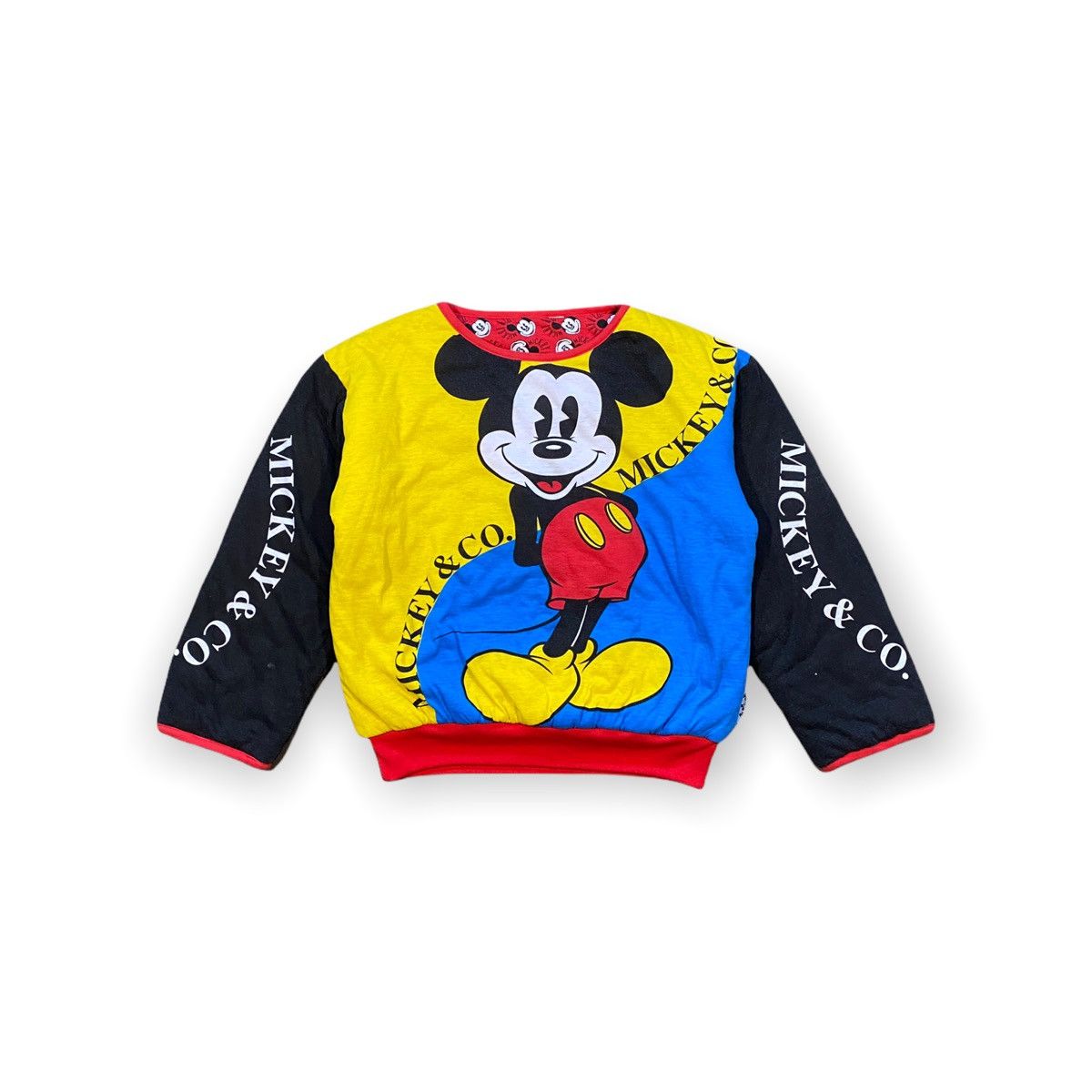 Vintage 90s Mickey Mouse donn kenney reversible crewneck pull over ...