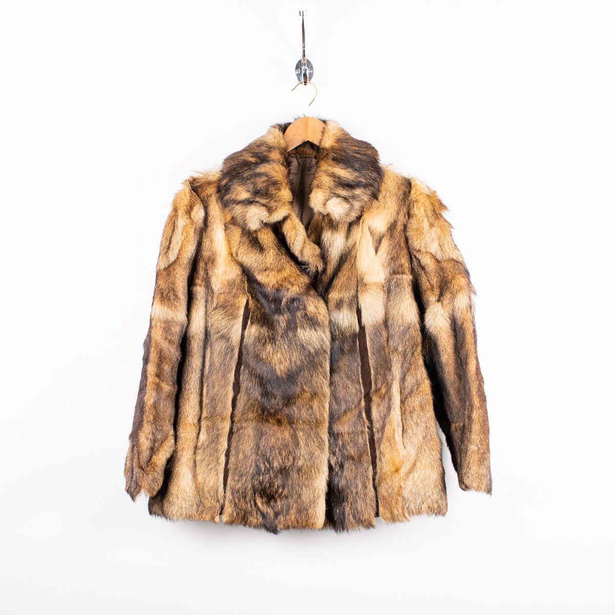 Vintage Vintage Genuine Real Wolf Fur Short Coat Jacket | Grailed