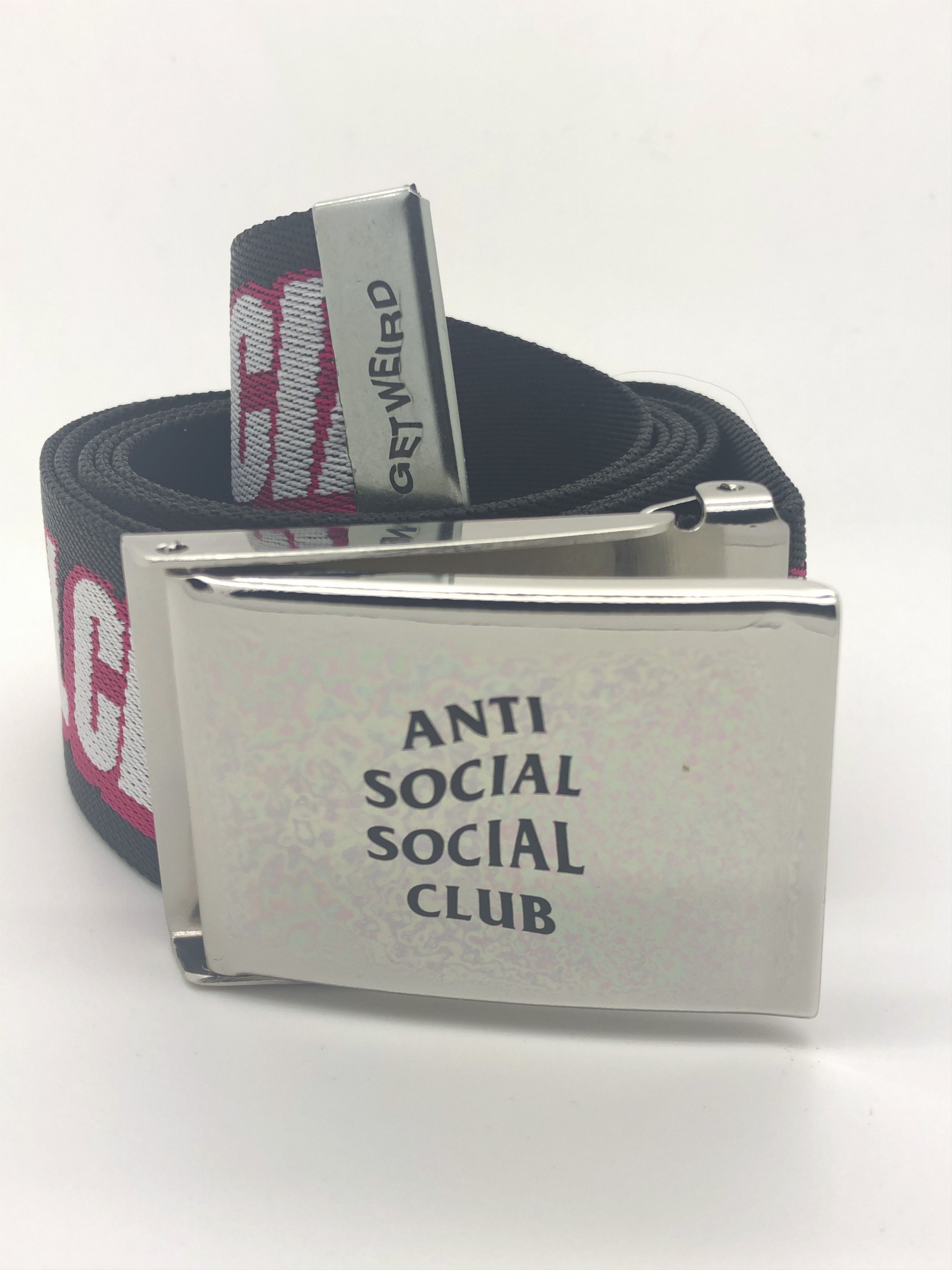 Anti Social Social Club DS White ASSC Hold Me Black Belt Supreme Bape ...