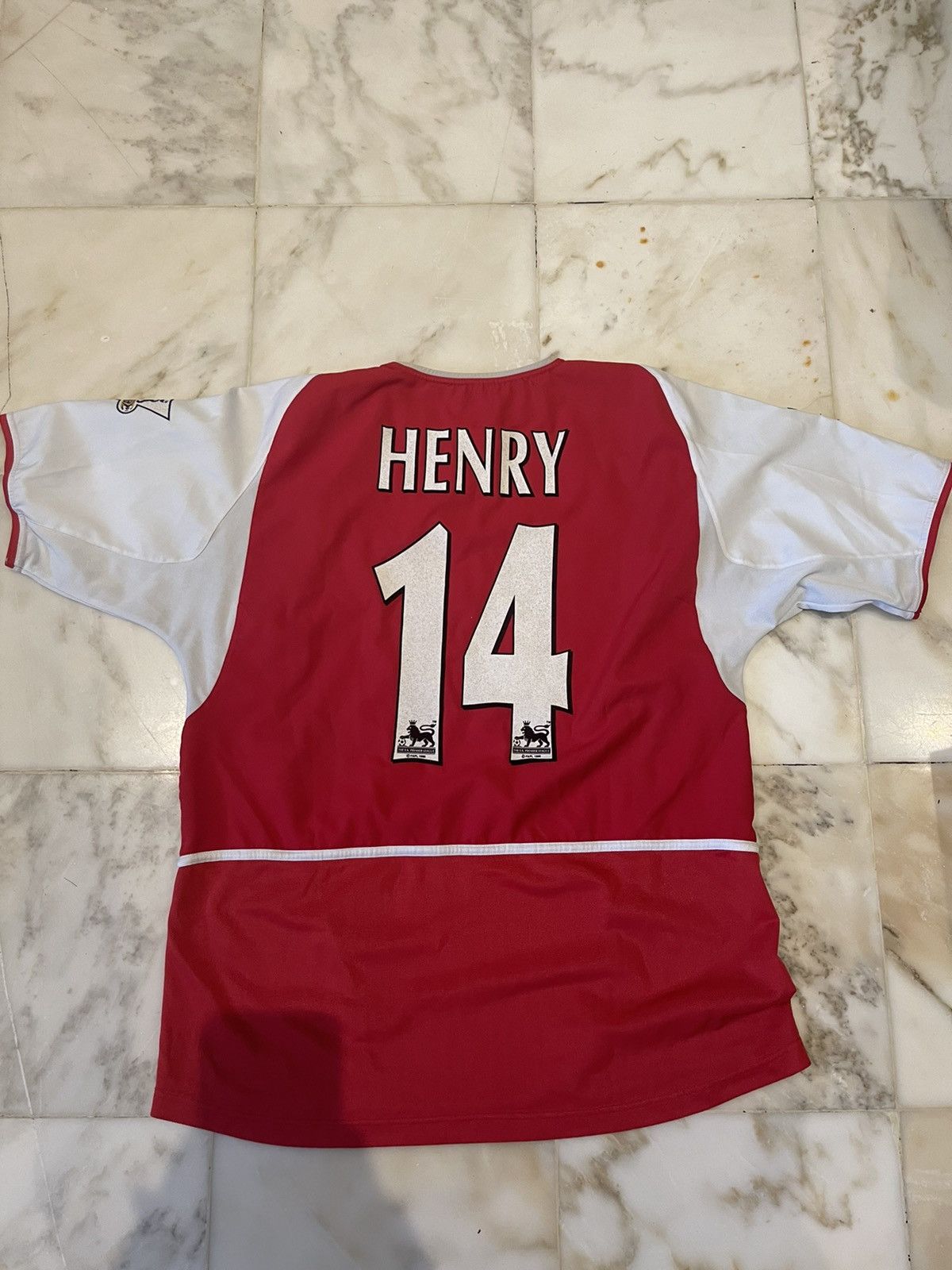 Nike × Vintage Invincible 2003-2004 Rare Thierry Henry Arsenal Jersey ...