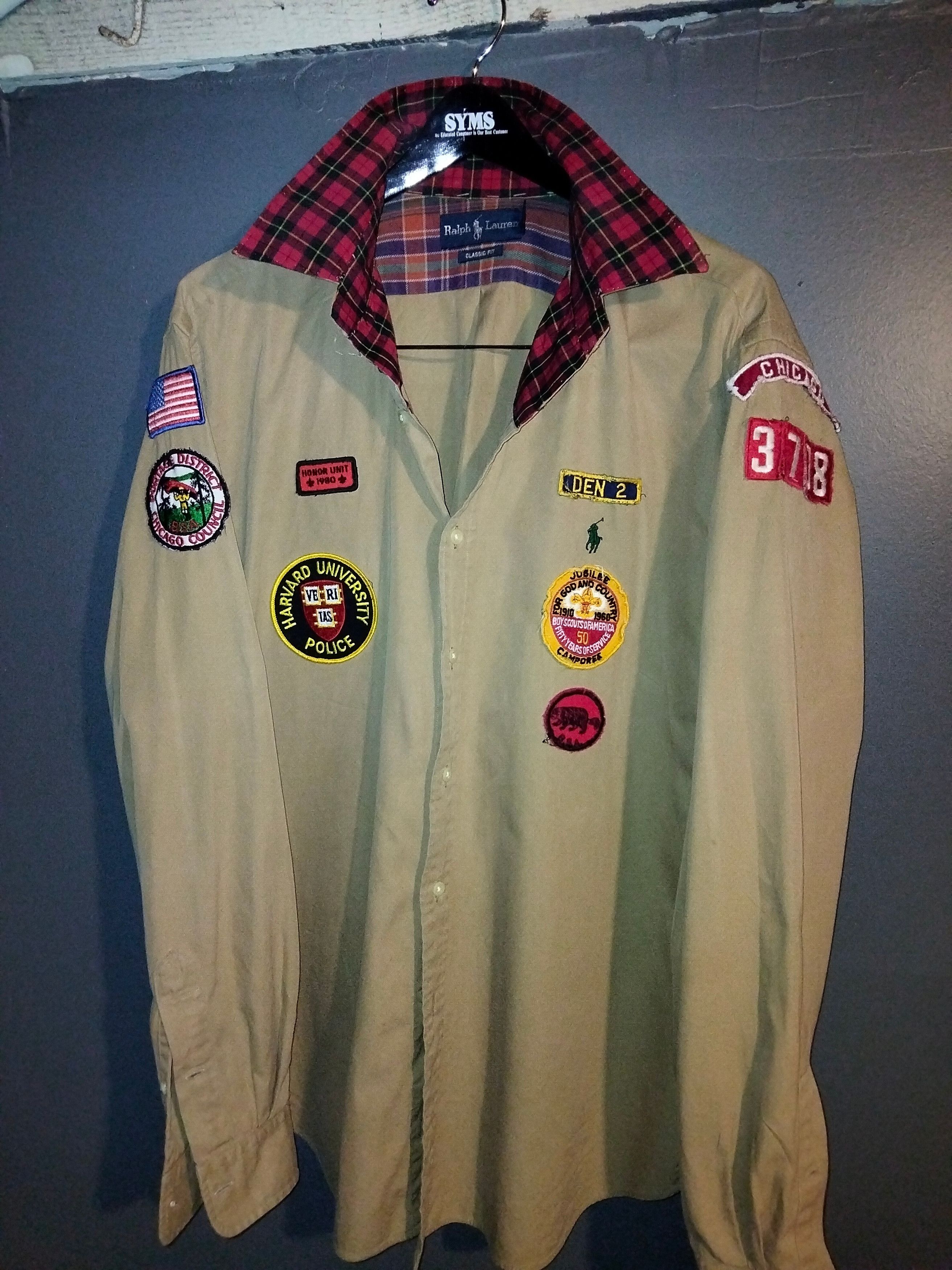 Custom × Ralph Lauren × Scout Custom Ralph Lauren Boys Scout patches ...