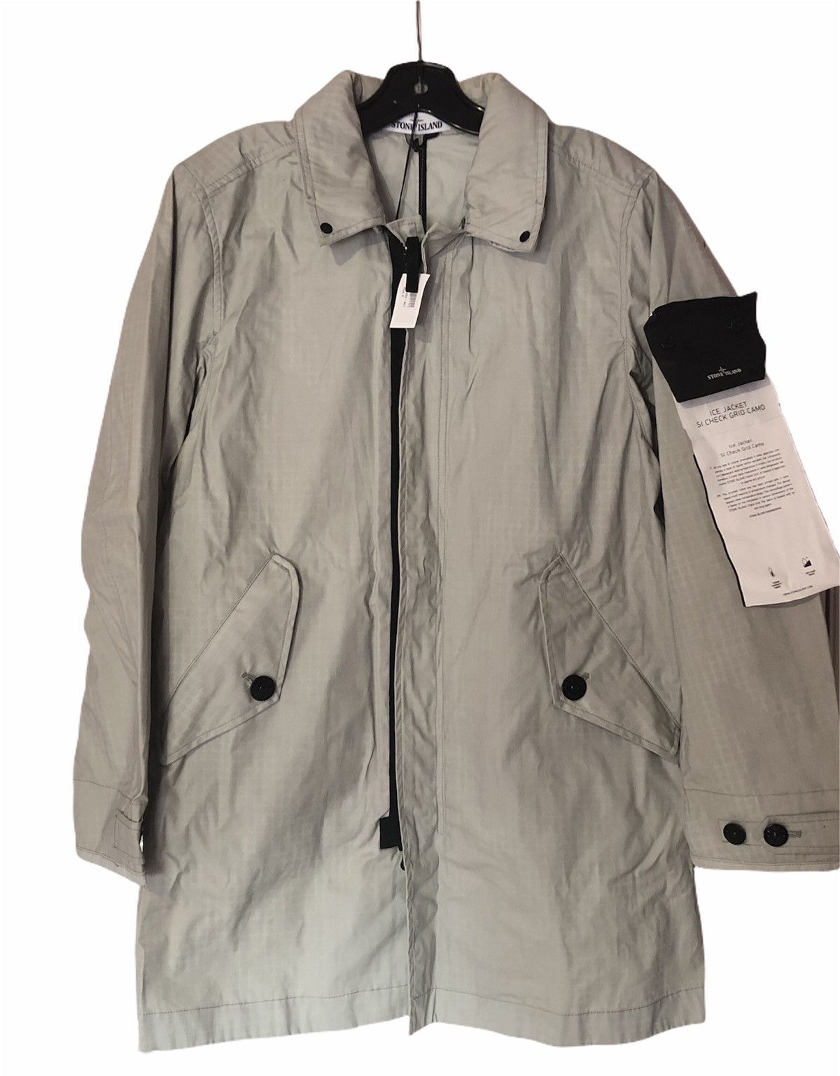 Stone Island Stone Island ice jacket si check grid camo | Grailed