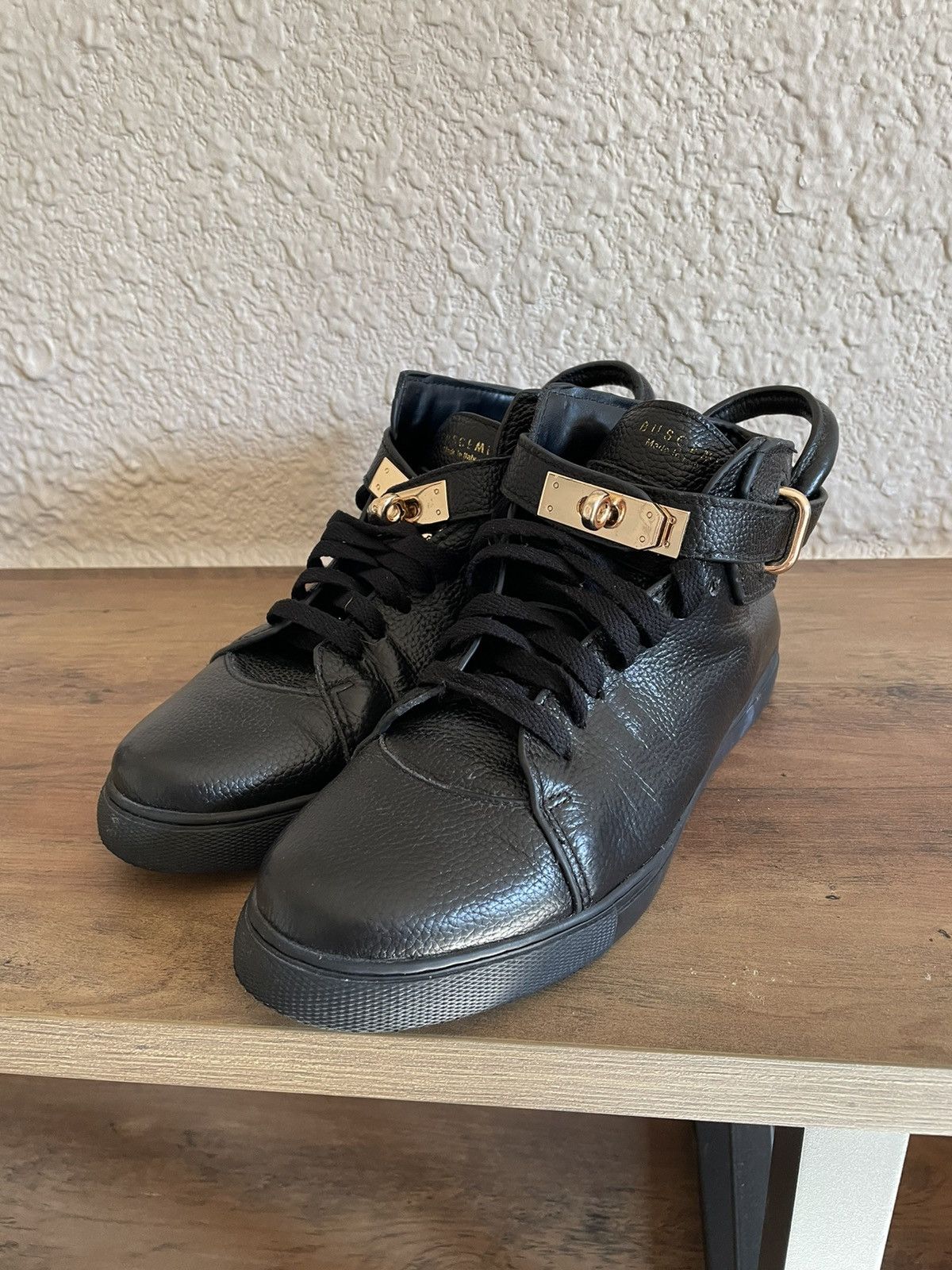 Buscemi Buscemi Black Sneakers With Locks | Grailed