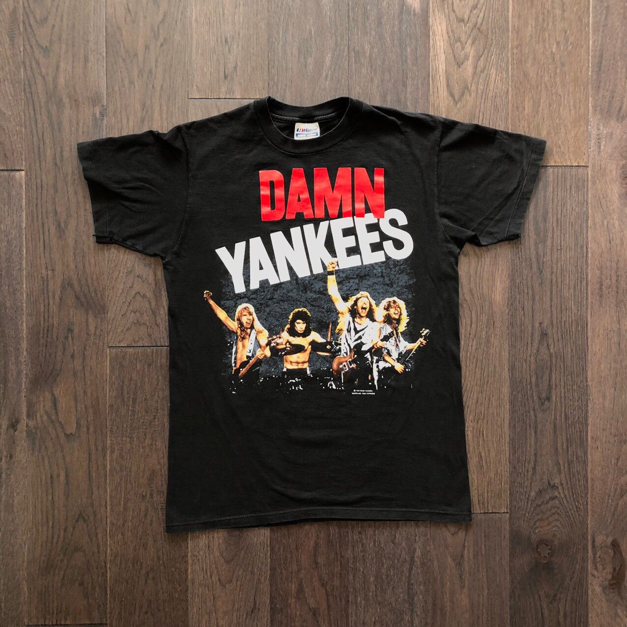 Band Tees × Vintage Vintage 90s 1990 Damn Yankees Band Rock Music T ...