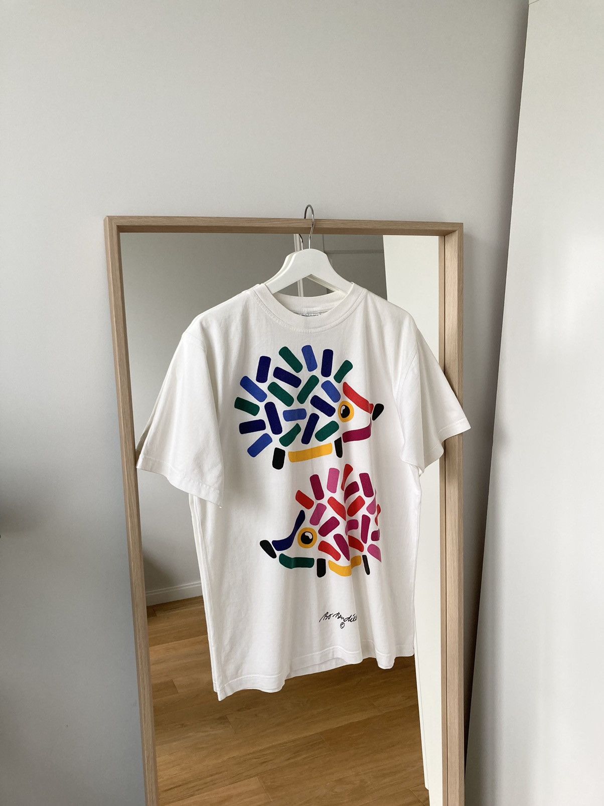 Vintage Tshirt Bo Bendixen Hedgehog Art Design Rare Vintage 90s | Grailed