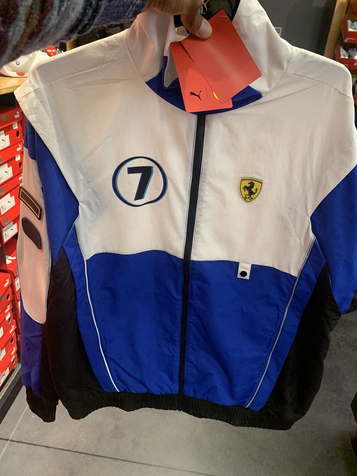 Puma Deadstock Ferrari x Puma Collab Racing Jacket | Grailed