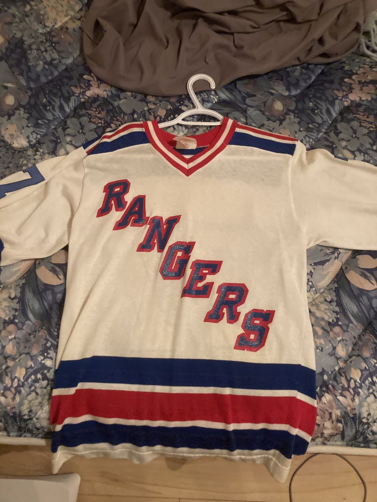 Vintage Super vintage knit New York Rangers hockey jersey | Grailed