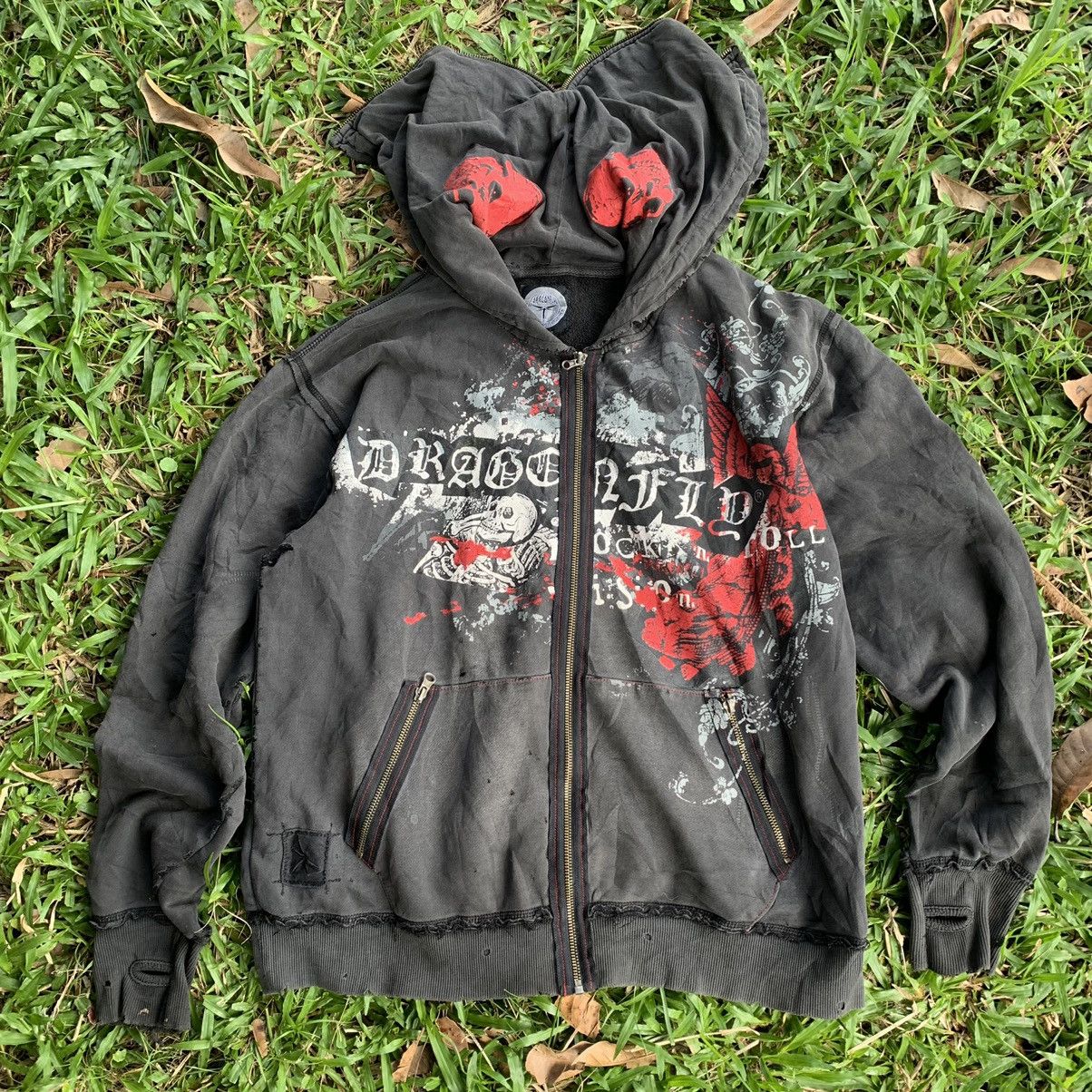 Vintage DragonFly Rock N Roll Vision punk street sunfaded distressed ...
