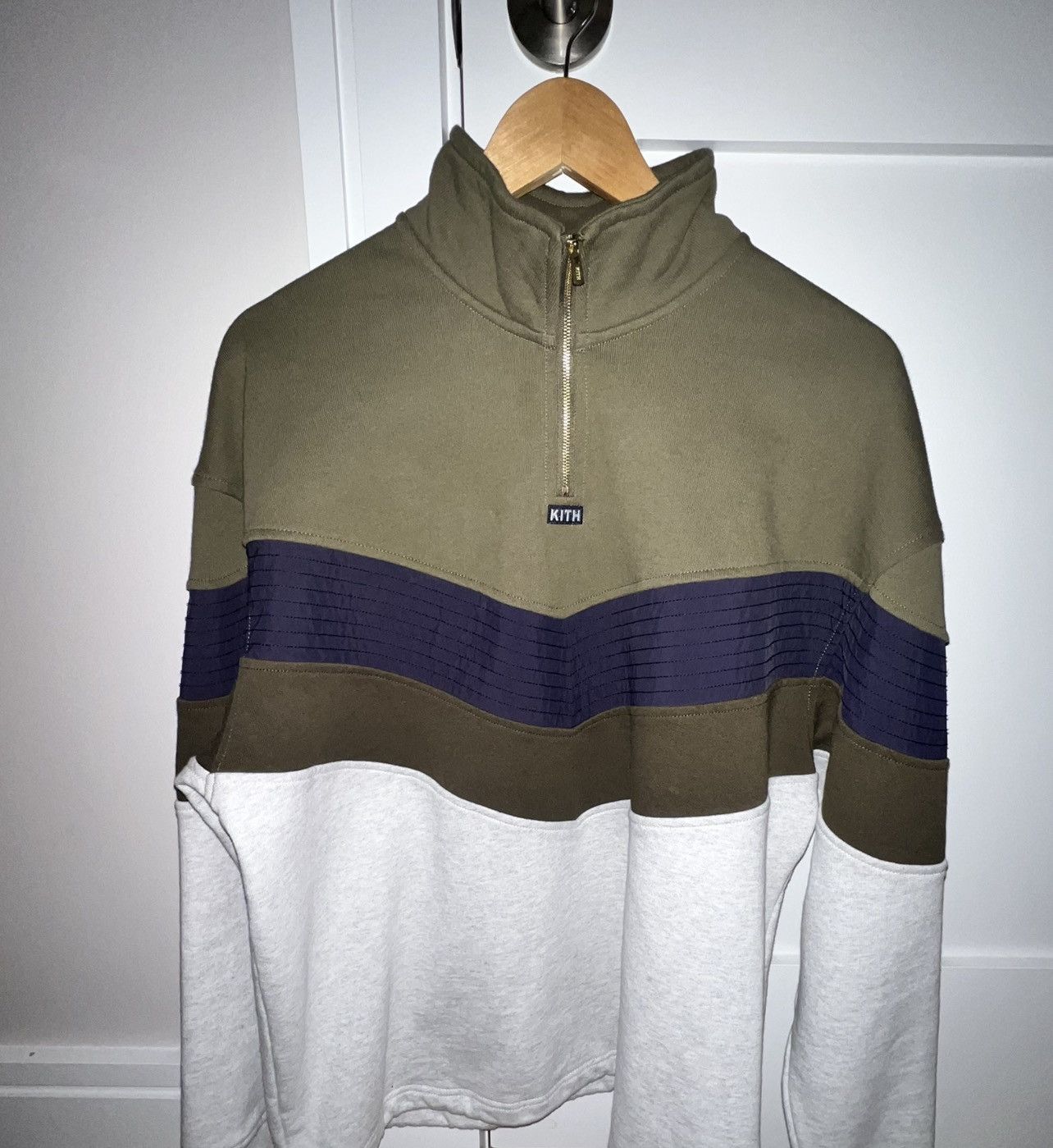 Kith Kith Track Line Quarter-Zip Pullover | Grailed